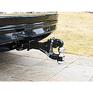 REYSUN 864186 8 Ton Pintle Hook 2 inch Pintle Hitch Receiver with 2 inch Trailer Ball