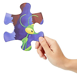 BLUE PANDA 48 Piece Giant Bugs and Insects Jigsaw Puzzle for Kids Ages 3-5 and 4-8, Jumbo Floor Puzzle for Toddler Preschool Learning (2 x 3 Feet)
