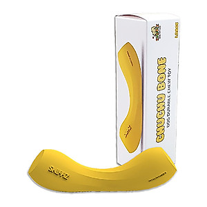 Sniffiz CHUCHU Bone Durable Rubber Chew Toy for Aggressive Chewers, Teething Puppies, and Small/Medium/Large Dogs