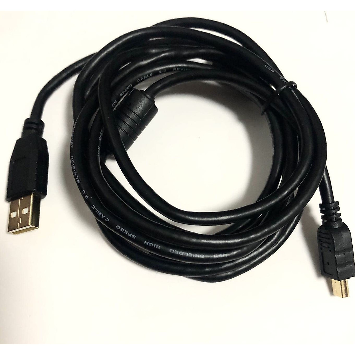 LZYDD USB Cable Power Cord with Golden Plug for Fifine USB Podcast Microphone/Blue Snowball iCE Blue Yeti Recording Microphones MIC,Blue Yeti Pro USB Microphone,(2 Meters)