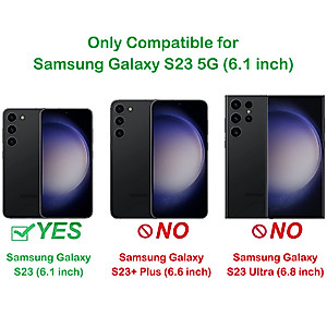 DiGPlus Galaxy S23 5G Wallet Case, [Butterfly & Flower Embossed] PU Leather Wallet Case Flip Protective Phone Cover with Card Slots and Kickstand for Samsung Galaxy S23 6.1-Inch (RoseGold)