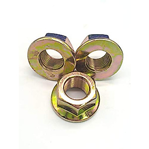 shiosheng 3pcs Aftermarket 712-0417 912-0417 712-0417A 112-0330 912-0417A 285-104 Flange Spindle Blade Pulley Nut for Cub Cadet MTD Toro