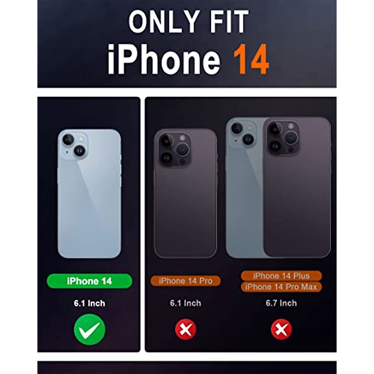 SHIELDON Case for iPhone 14 6.1" 5G, Genuine Leather iPhone 14 Wallet Folio Case [Magnetic Closure] [RFID Blocking Card Slots] [Kickstand] Full Protection Case Compatible with iPhone 14 2022 - Black