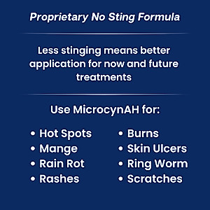 MicrocynAH Wound and Skin Care Sprayable Hydrogel, 8-Ounce
