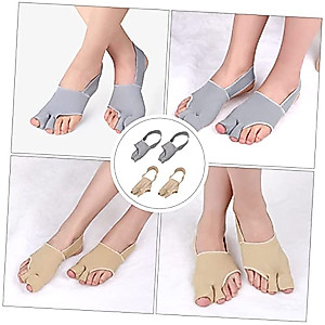 Lurrose Pedicure Stand 2 Pairs Split Foot Protector Bunion for Women Wrist Guard Splint Wrist Brace Thumb Brace Tool Stand Night Splint Hallux Valgus Correcting Socks Thumb Splints