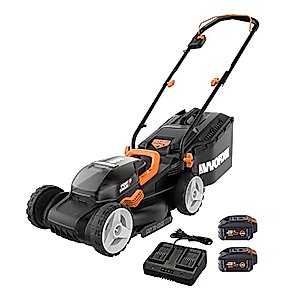 Worx WG779 40V Power Share 4.0Ah 14" Cordless Lawn Mower (Batteries & Charger Included)