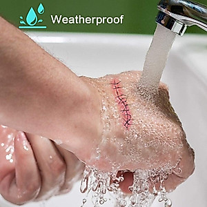 10 Sheets Halloween Temporary Tattoos, Realistic Temporary Tattoos Stickers, Scars Tattoos for Zombie Costume, Halloween Parties, Party Favor, Party Supplies