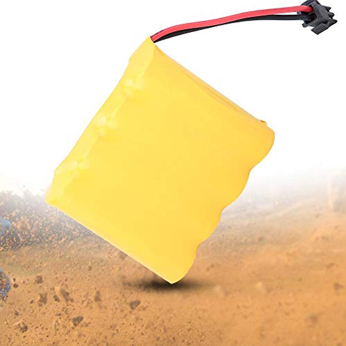 Drfeify 2PCS RC Battery Remote Control Alloy Engineering Vehicle Parts Fit for Huina 1520 1530 1540 1586 Model Accessory