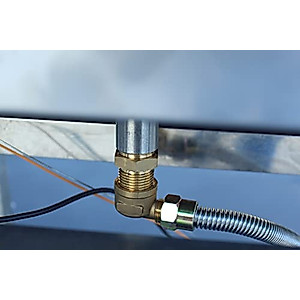 MENSI 24 by 8 Inch Stainless Steel Rectangle Drop in Rectangle Propane Natural Fire Pit Burner Sytem Kit DIY Fire Table Accessories