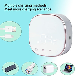 Double Electric Breast Pump,Portable Anti-Backflow，3 Modes and 9 Levels,Strong Suction,Pain Free,LED Display, Easy to Assemble and Clean Rechargeable Milk Extractor for Home and Travel