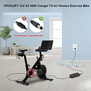 VIFOCUFY Power Cord for Peloton Exercise Bike 12V 4.17A Power Supply Charger Replacement UL Listed AC Adapter for Peloton PLTN-RB1V1 PLTN-RB1VO PLTN-RB1VQ ATS050TP121