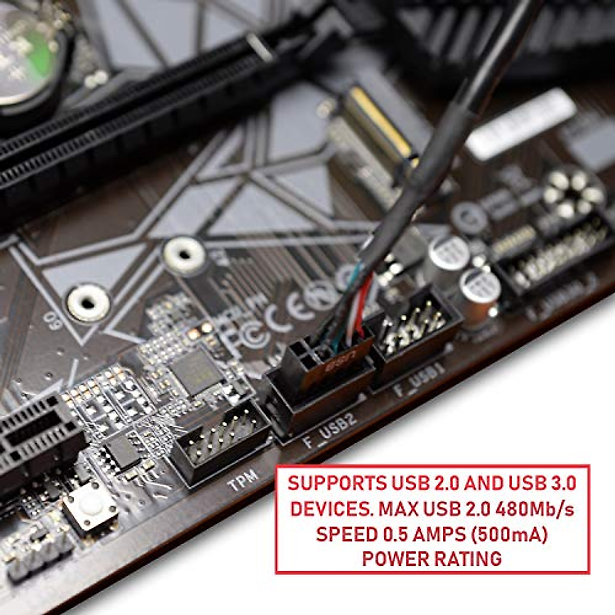 LINKUP USB 2.0 to USB 3.0/3.1 Upgrade Adapter, Noise Reduction, Shielded, 26 cm, Backed by 1-Year Warranty