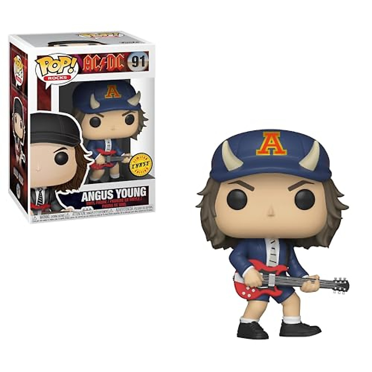 Funko Pop! Rocks: AC/DC - Agnus Young with Chase (Styles May Vary)