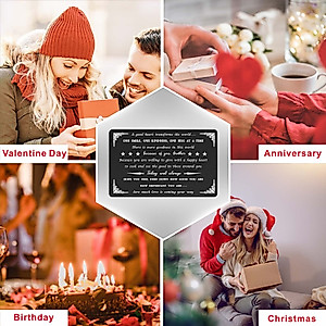 Levole Brother Gifts Brother Christmas Card - Gifts for Brother for Graduation Father's Day Christmas Valentines, Brother Card Engraved Black Aluminum