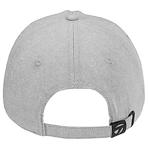 TaylorMade Men's Lifestyle Tradition Relaxed Adjustable Hat, Grey, One Size