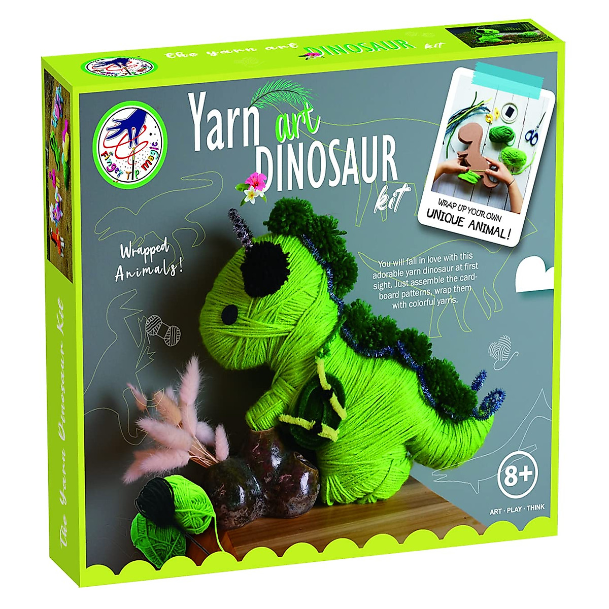 Streamline Imagined DIY Yarn Art Kit - Dino