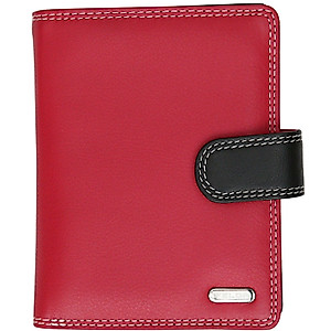 Felda RFID Genuine Leather Ladies Purse Wallet 9 Card Slots & Zipped Coin Section, Medium Size