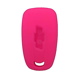 KAWIHEN Silicone Key Fob Cover Compatible with 2016-2020 Chevrolet Chevy Malibu Camaro Cruze XL8 Volt Blazer Traverse key fob case cover HYQ4EA HYQ1AA