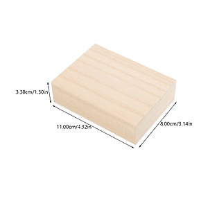 Cabilock Wooden Poker Cards Storage Box Empty Poker Cards Case for Travel Games