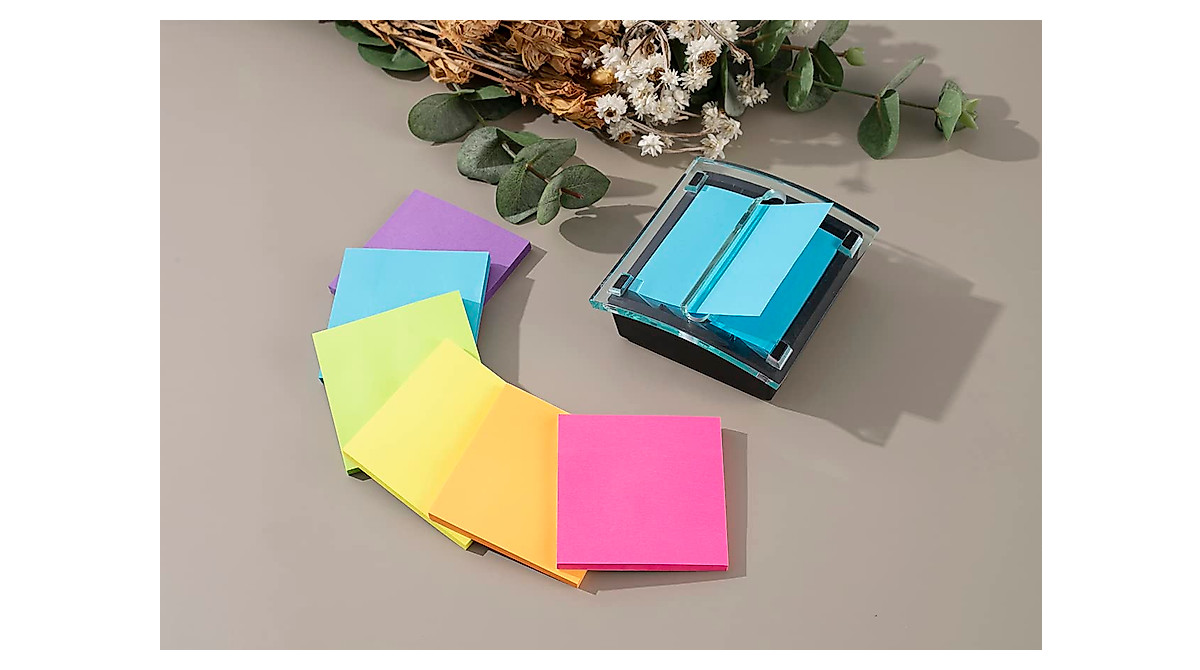 Pop-Up Sticky Notes 3x3 in - Bright Colors & Strong Adhesive