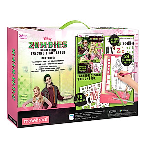 Disney Zombies Fashion Design Light Table - Kids' Tracing Light Box & Accessories