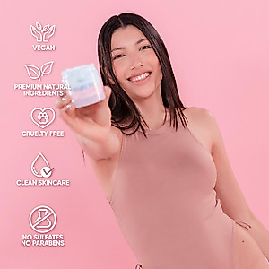 Olivia Beauty Butt Acne Cream | Body Butter Unicorn | Brightens Skin, Evens Tone | Natural Ingredients: Mango Butter, Cocoa, Coconut Oil | Hydrates & Smooths | Paraben-Free | 8 oz