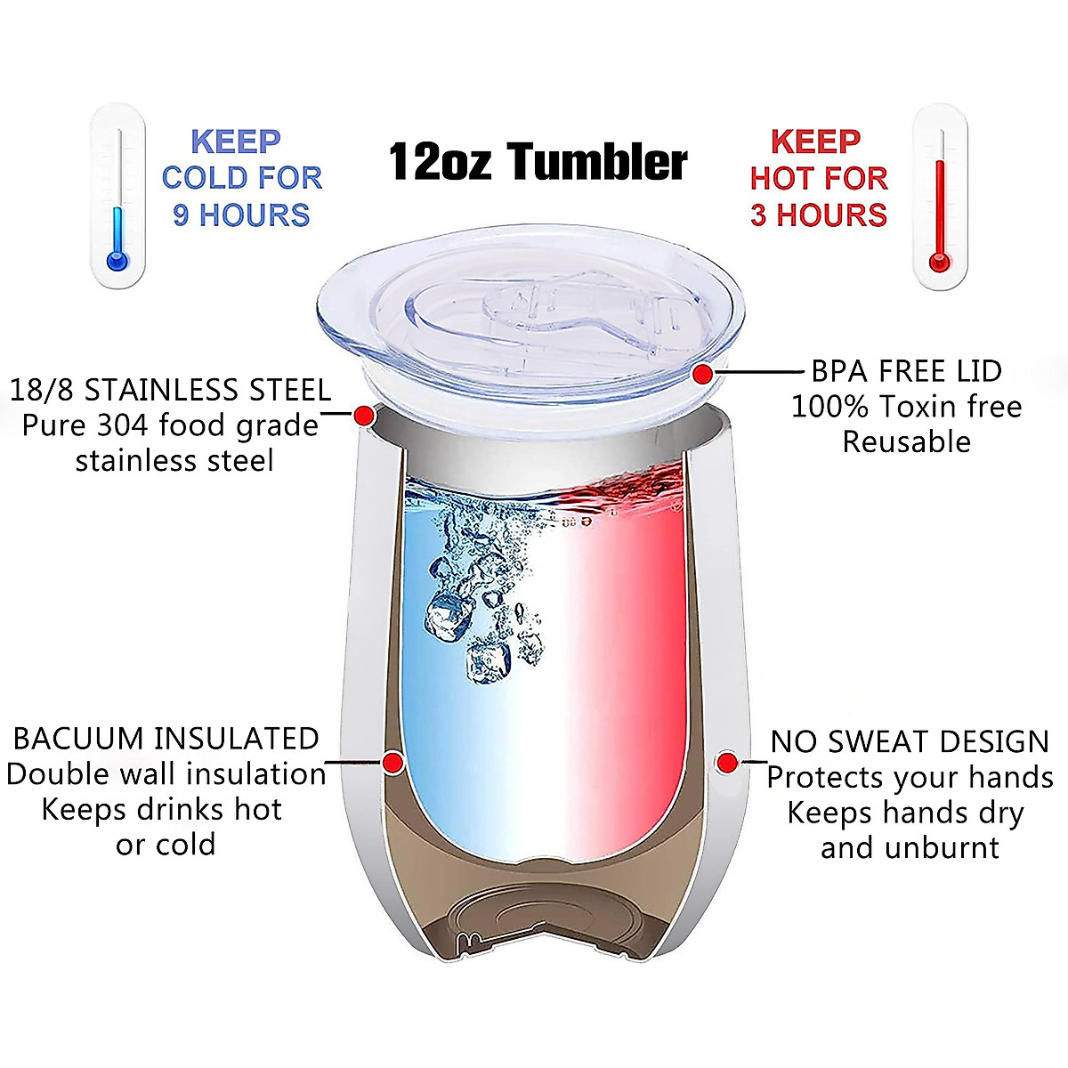 GEANHIL Teach Love Inspire Motivate Lead Encourage Listen Connect Include Teacherlife-Appreciation Gifts for Teachers-Birthday Christmas Back To School Gift-12oz Tumbler Coffee Mug Cup