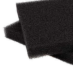 Aquafa Aquarium Sponge Filter Media Pad 9 x 9 x 1 inch, Cut to Fit Biochemical Filter Bio Foam Pad, 2 Pcs