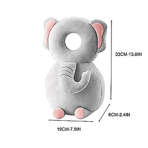 GBSELL Baby Walkers Protective,Toddler Adjustable Baby Head Protection, Safety Pad Backpack for 5-24 Months Baby Learning Walking Crawling,Baby Head Protection Pad. (B)