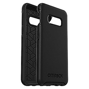 OtterBox Galaxy S10e Symmetry Series Case - BLACK, ultra-sleek, wireless charging compatible, raised edges protect camera & screen