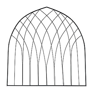 2 Pack Large Garden Trellis for Climbing Plants and Vines, for Ivy, Roses, Cucumbers 75 inches Plants Support Tall Wall Rustproof Black Steel Metal Trellis