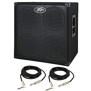 Peavey Headline 410 4x10 Bass Amp Cabinet with 15' Instrument Cables