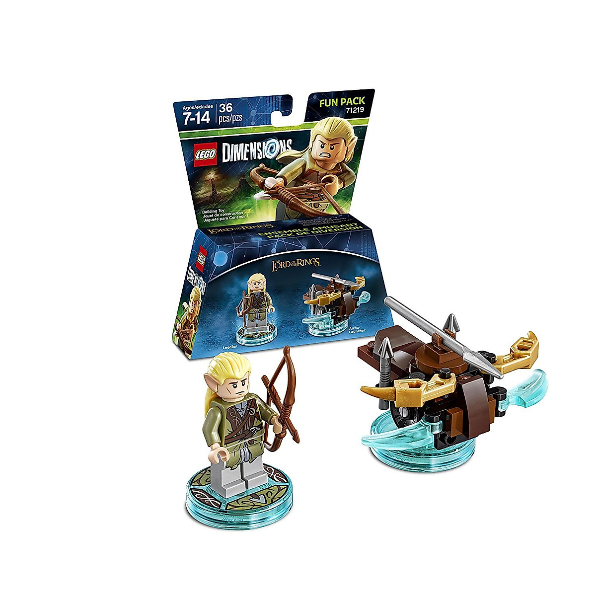 Scooby Doo Team Pack + The Lord Of The Rings Legolas + Gimli + Gollum + The Legend Of Chima Cragger Fun Packs - LEGO Dimensions - Not Machine Specific