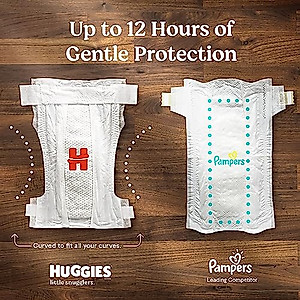 Huggies Little Snugglers Baby Diapers, Size 3 (16-28 lbs), 156 Ct