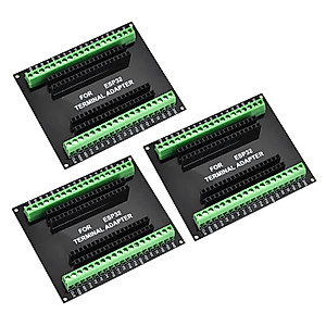 3-Pack 38PIN ESP32 Breakout Board, Aideepen ESP32 ESP32S Breakout Board GPIO 1 into 2 for 38PIN Narrow Version NodeMCU-32S