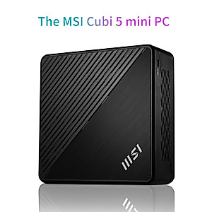 MSI Cubi B0A8 Premium Compact Desktop - 12th Gen Intel i7-1255U Processor, 32GB RAM, 1TB SSD, Wi-Fi 6, Windows 11 Pro, Support 4K@60Hz Triple Display for Home/Office/Gaming