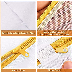 EDIMENS 9 Packs Mesh Laundry Bags for Delicates, Extra Large Durable Delicates Net Wash Bag for Washing Machine for Bras Lingerie, Underwear, Socks, Baby Cloths, Travel Organization Washing Bag