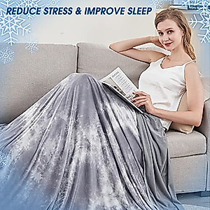 inhand Cooling Blanket Queen Size, Summer Blankets for Hot Sleepers & Night Sweat, Thin Blanket Cold Cool Lightweight Cooling Blanket for Couch Bed, Light Blanket for All Season Use