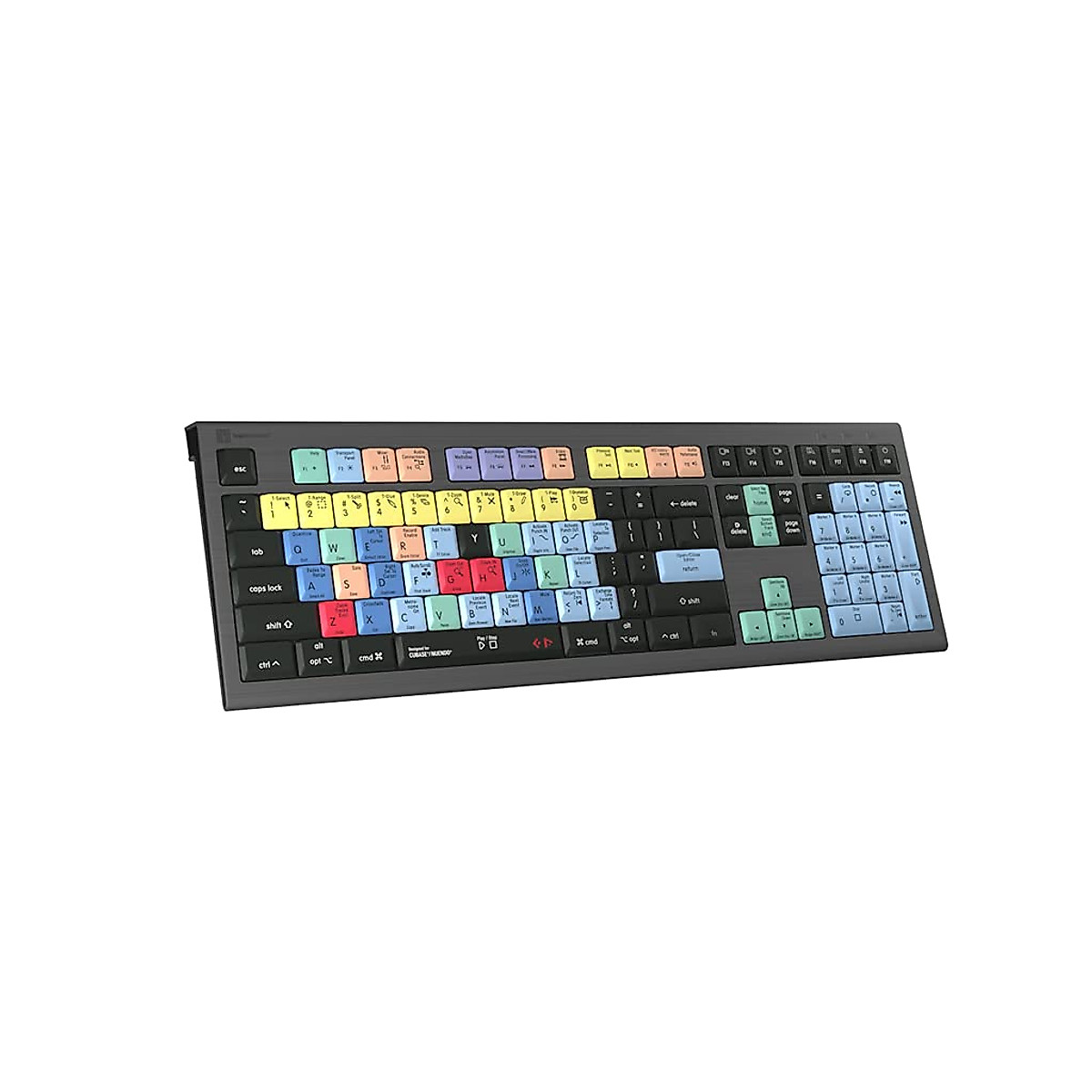 Logickeyboard Backlit 'Astra2' Designed for Composing in Steinberg Cubase on Mac • p/n LKB-CBASE-A2M-US