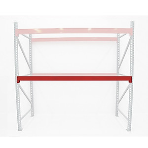 AK Industrial Teardrop Pallet Rack Beam - 144in.L, Model Number AK-RBI-144-6