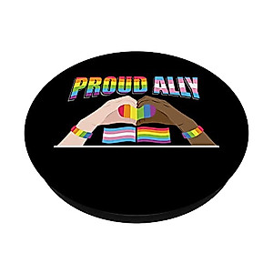 Trans Proud Transexual Transgender Flag LGBT Awareness PopSockets Swappable PopGrip