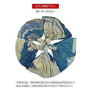 CHARM Tie Dye Bandana Headband For Women, Men's Loose Fitting Boho Headscarf, Wide Hand Dyed Hippie Hair Band For Dreads Black