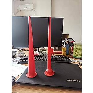 Caulking Nozzle for Sausage Caulking Gun, Reusable Caulk Nozzle Applicator, Durable Epoxy Piston Caulk Cap, Replacement Extension Tool Supplies Applied in The Construction (Red-2Pack)