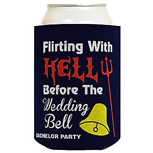 Funny Beer Coolie Bachelor Party Coolie Gift Bundle Gag Gift Wedding Party 12 Pack Can Coolie Drink Coolers Coolies Multi