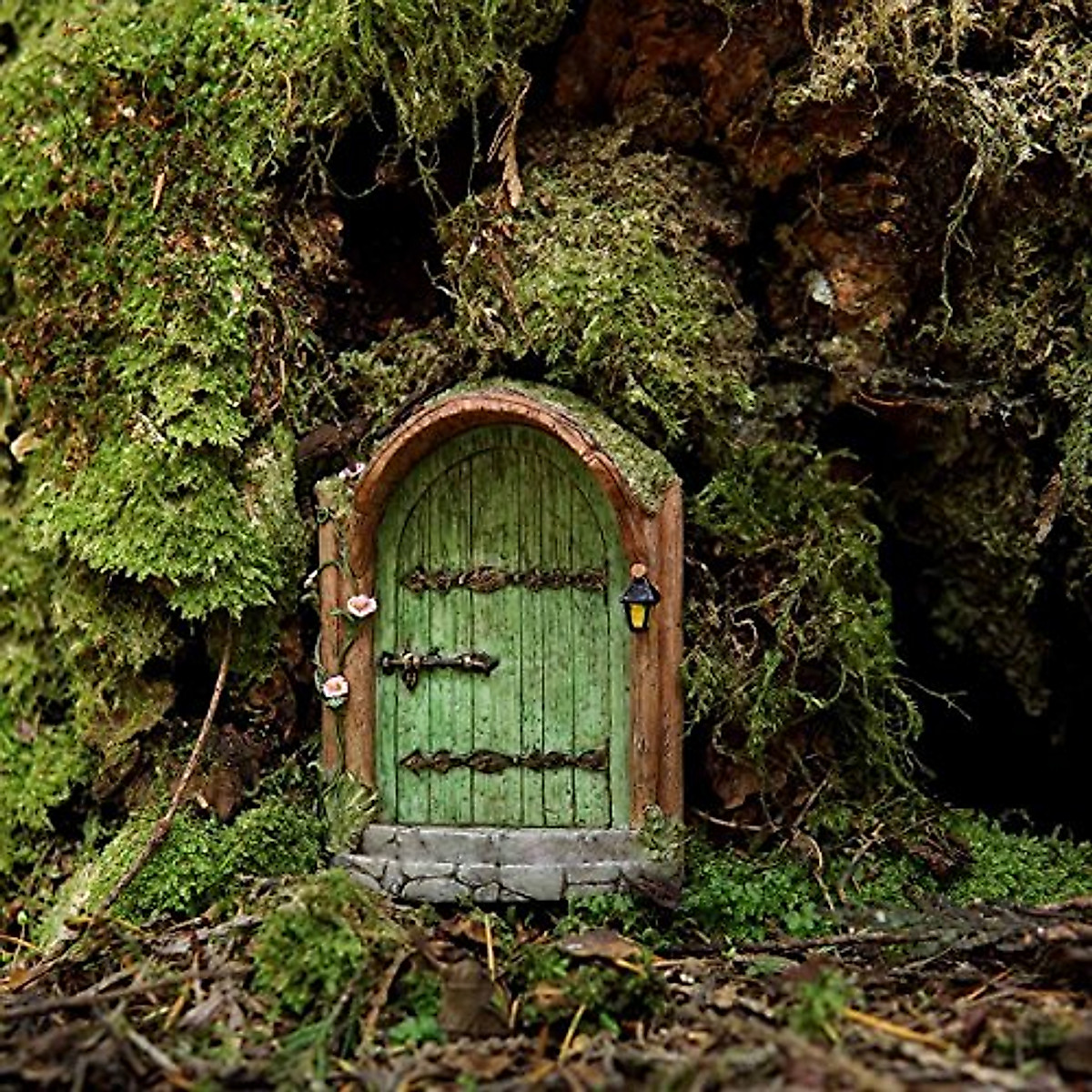 Top Collection Mystical Green Fairy Door