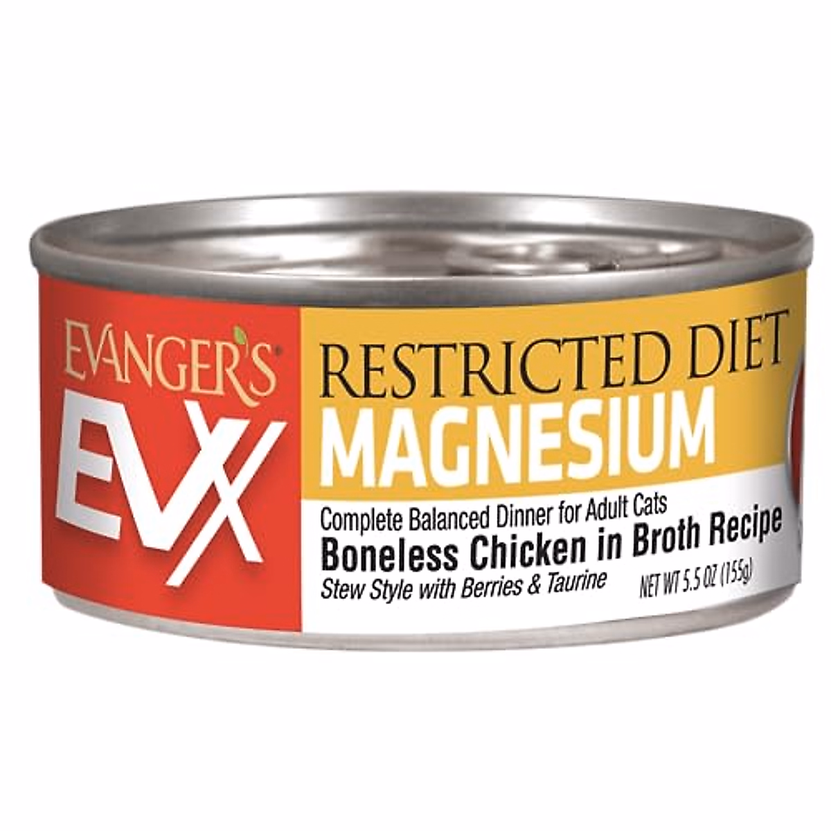 Evanger's EVX Restricted Diet: Controlled Magnesium for Cats