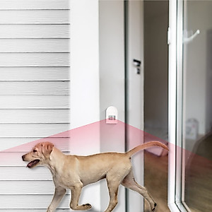 eMACROS Wireless Driveway Alarm, Motion Sensor Alarm 500 FT Range Extra Loud Chimes Weatherproof Home Security Alarm System Protect Indoor/Outdoor Property-1 Receiver and 2 Sensors