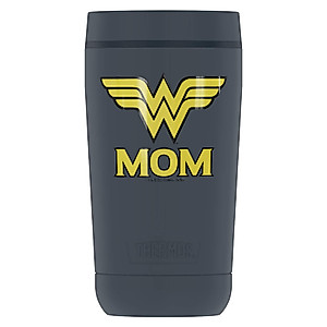 THERMOS Wonder Woman Wonder Mom Logo, GUARDIAN COLLECTION Stainless Steel Travel Tumbler, Vacuum insulated & Double Wall, 12oz