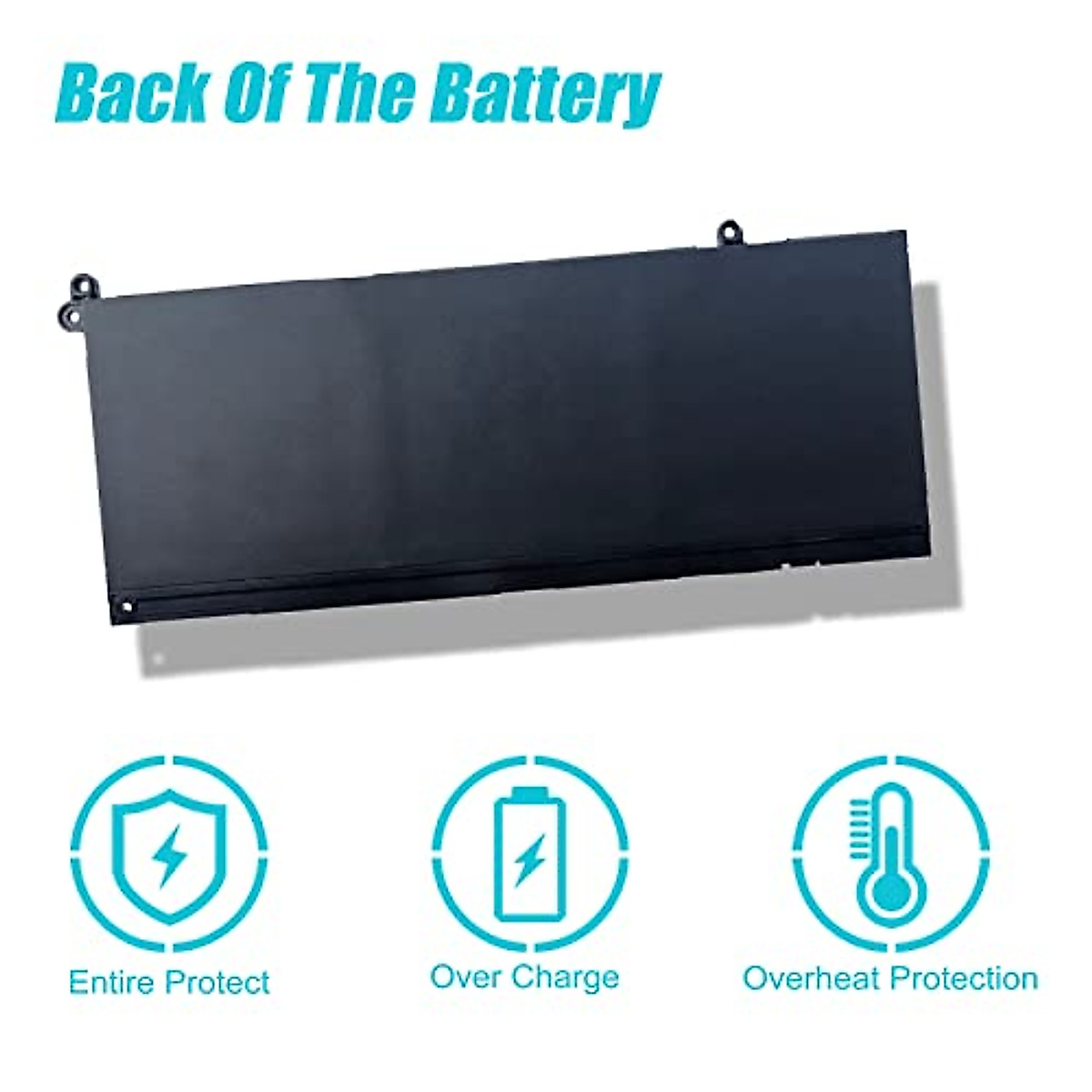 TsuLin G91J0 Laptop Battery Compatible with Dell Latitude 3320 3420 3520 Inspiron 5410 5418 3510 3511 3515 5515 Vostro 5510 5515 Series V6W33 0WV3K8 0VKYJX 0MVK11 0XDY9K 0PG8YJ 0927N5 0MGCM5 0FH3K2