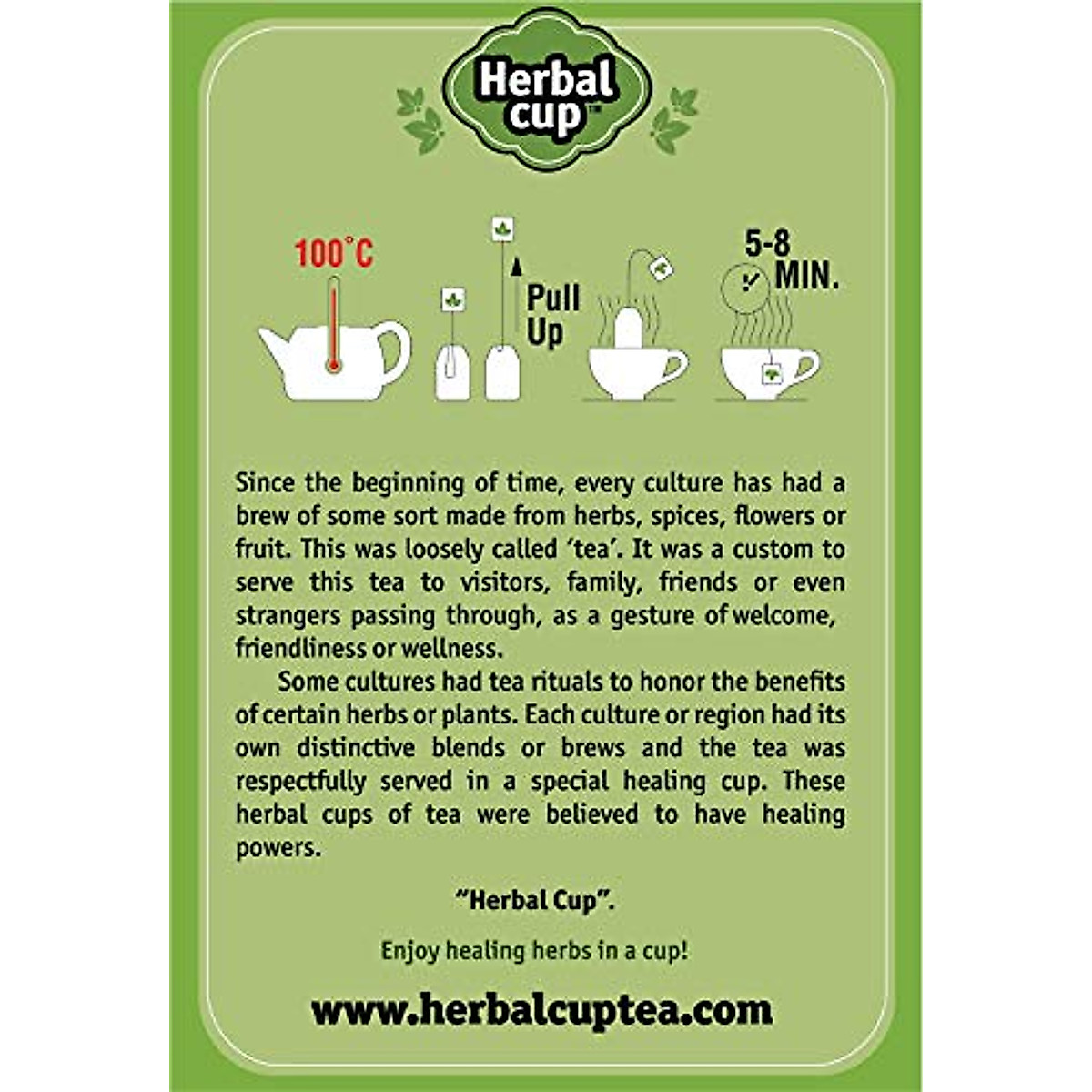 Herbal Cup Ayurveda Tea, Organic Anti-Stress, No Caffeine Herbal Supplement (Anti-Stress, 16 Count (Pack of 1))